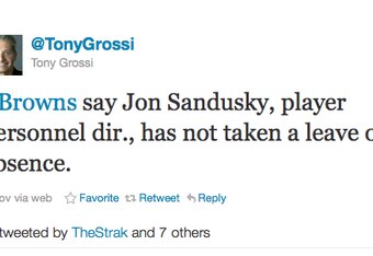 Jon Sandusky: Cleveland Browns Official Shouldn't Suffer for Father's ...