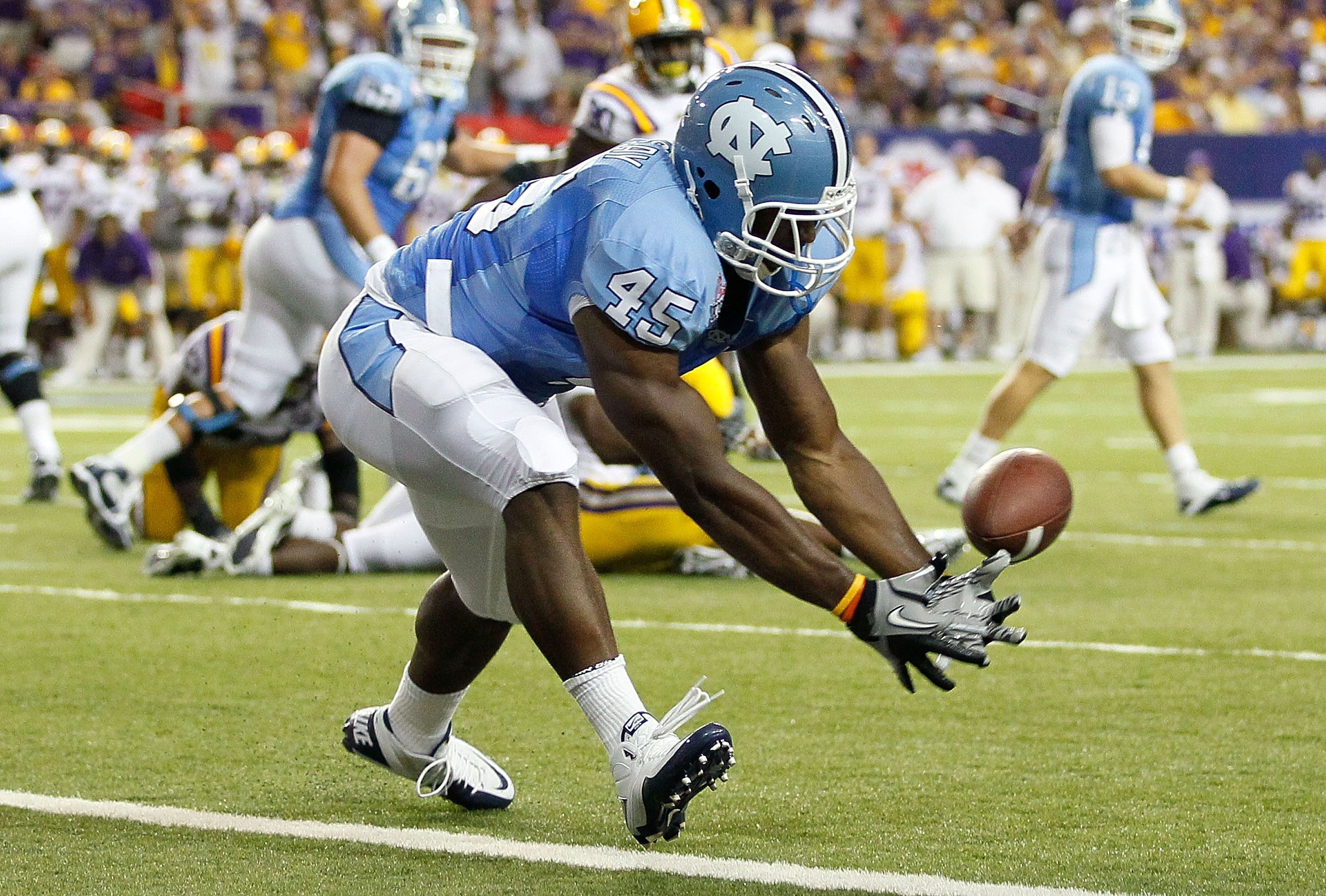 UNC Receivers Step Up In Place Of Suspended Greg Little | News, Scores ...