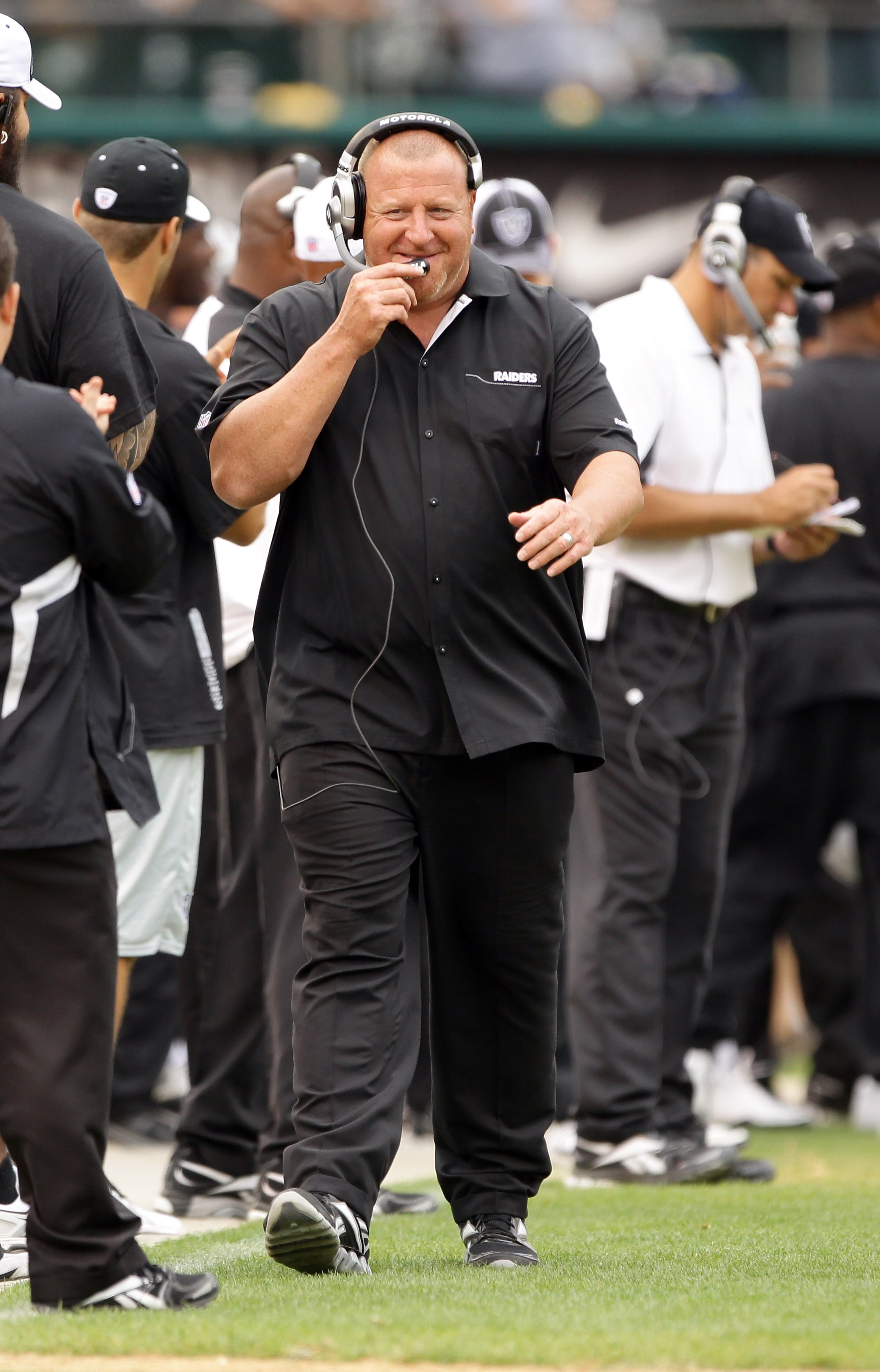 Oakland Raiders Head Coach Tom "Curly" Cable