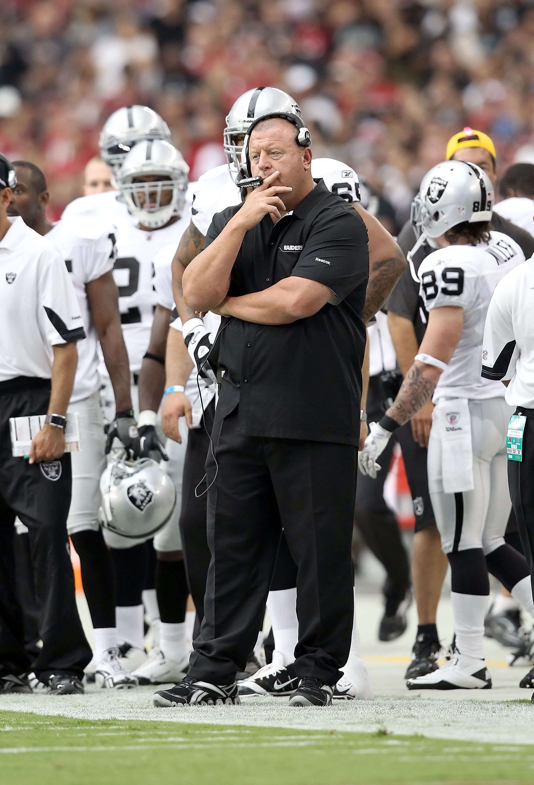 Oakland Raiders Head Coach Tom "Curly" Cable