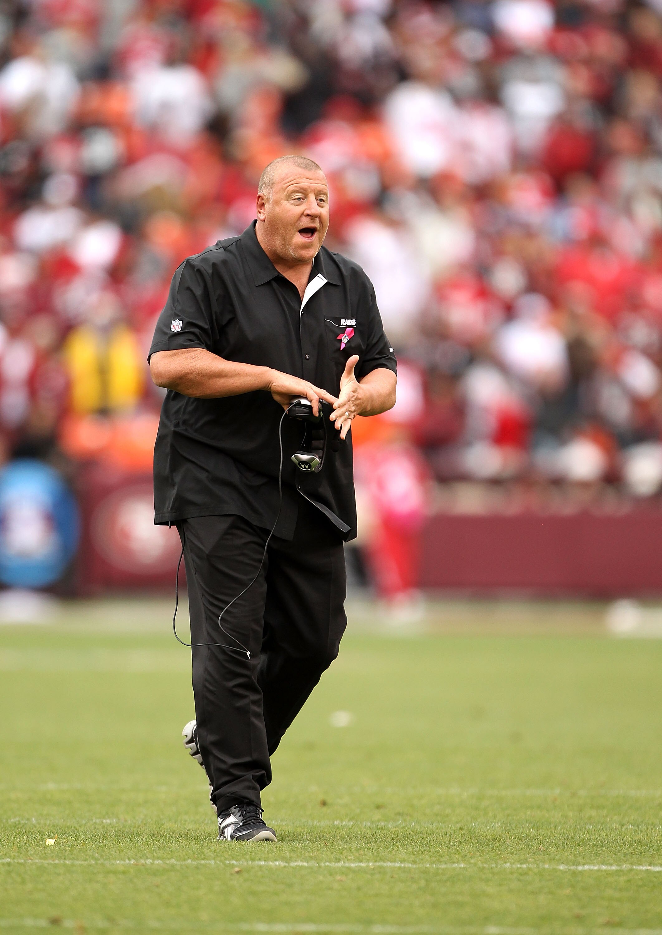 Oakland Raiders Head Coach Tom "Curly" Cable