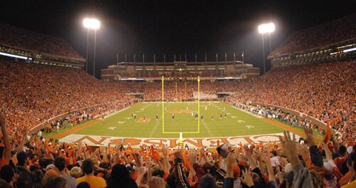 College Football: The 25 Best Places to Watch a Night Game
