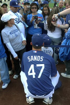 Los Angeles Dodgers: Rookie Jerry Sands Talks Breaking into MLB with B ...