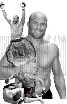 Interview with MMA Artist Evan Shoman Who Draws: Brock Lesnar, GSP ...